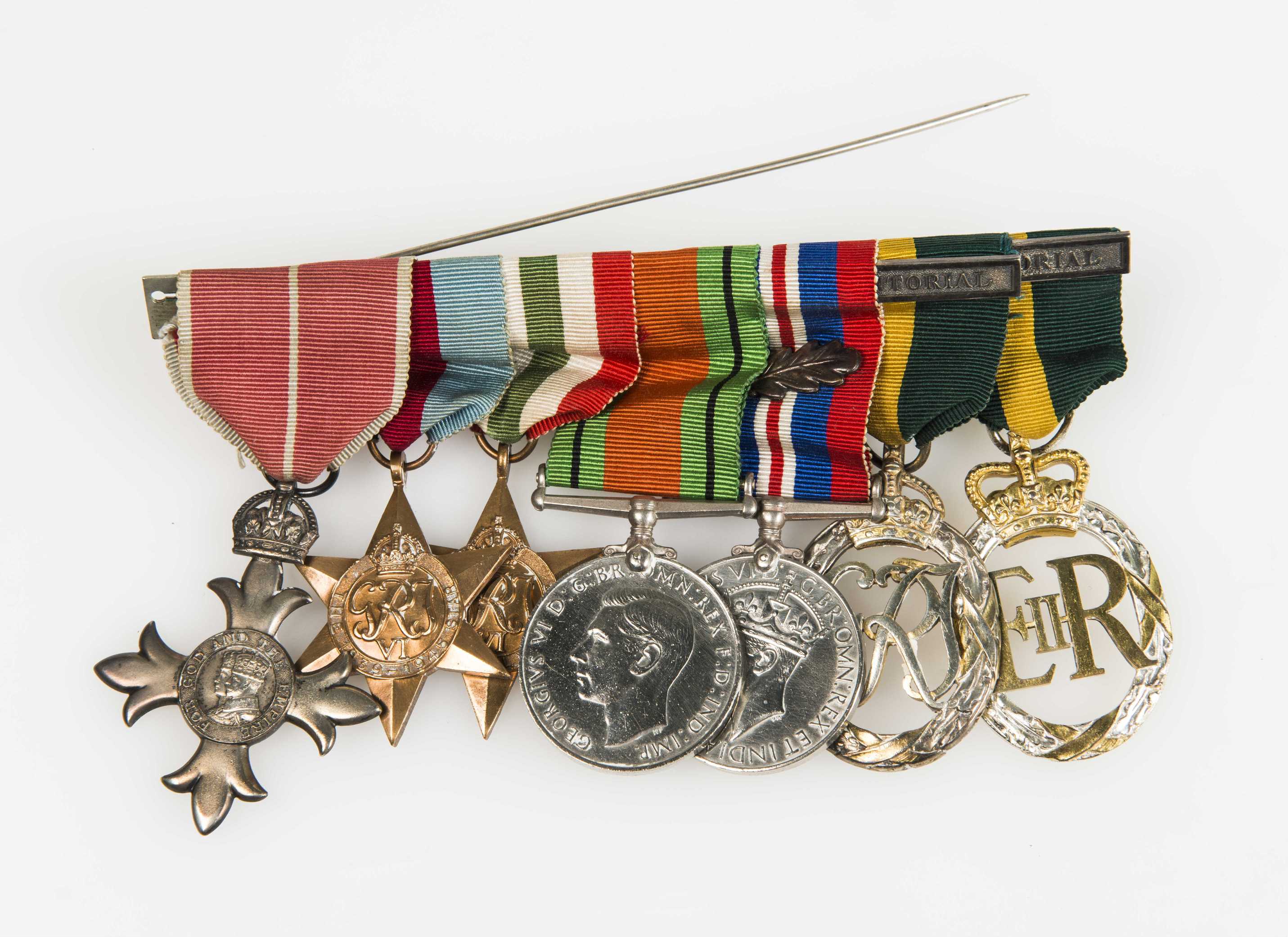Close-up medal session - The Green Howards Museum